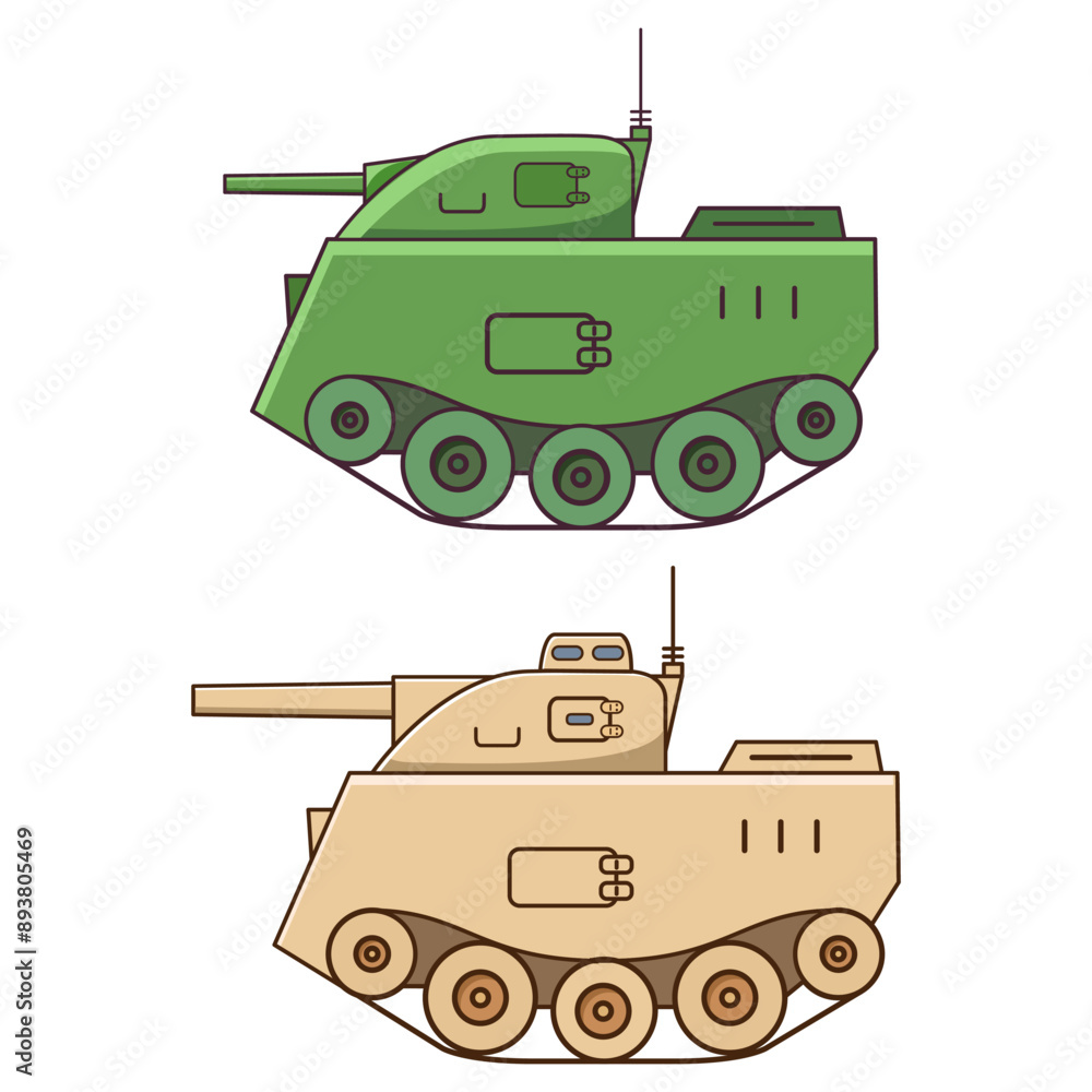 Military vehicle with gun. Armored vehicle.Weapons for modern warfare ...