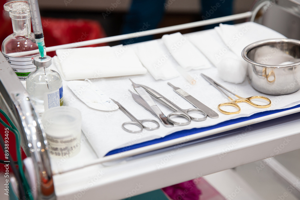 Surgical instruments for performing a small surgery procedure at the ...