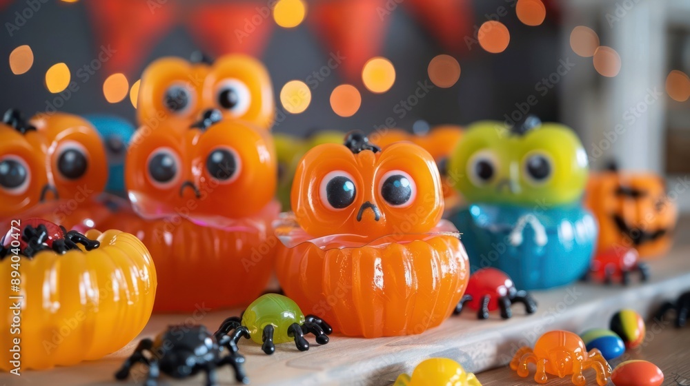 Halloween Candy and Sweets with Bugs and Ants for Spooky Celebration ...