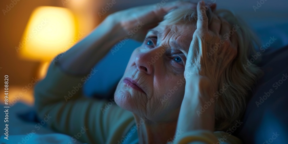 Surreal Dreamscape Illustrating Sleep Disorders and Cognitive ...