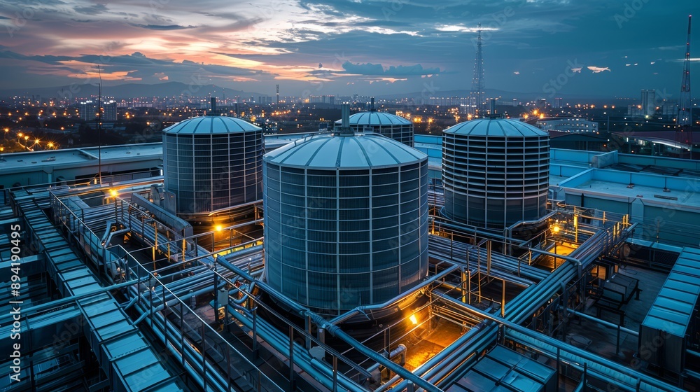 industry cooling tower air conditioner is water cooling tower air ...