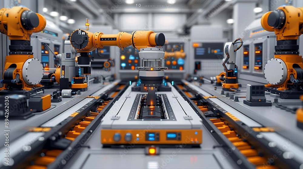 Industrial automation solutions with abstract robotics and automated ...