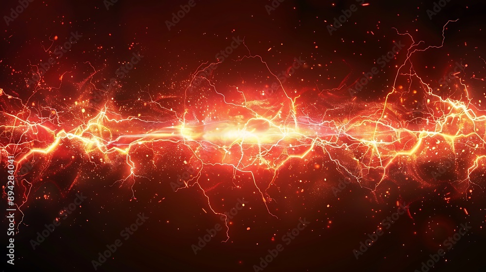 thunder effects crossing the plane. background anime speed effect ...