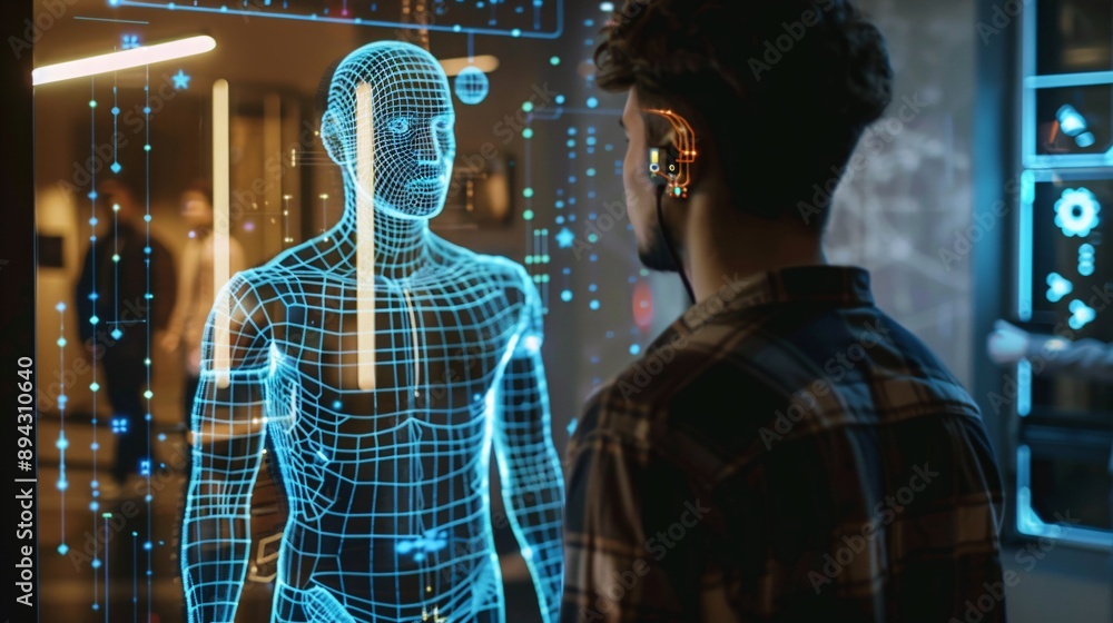 Iot machine learning with human and object recognition using artificial intelligence Stock ...