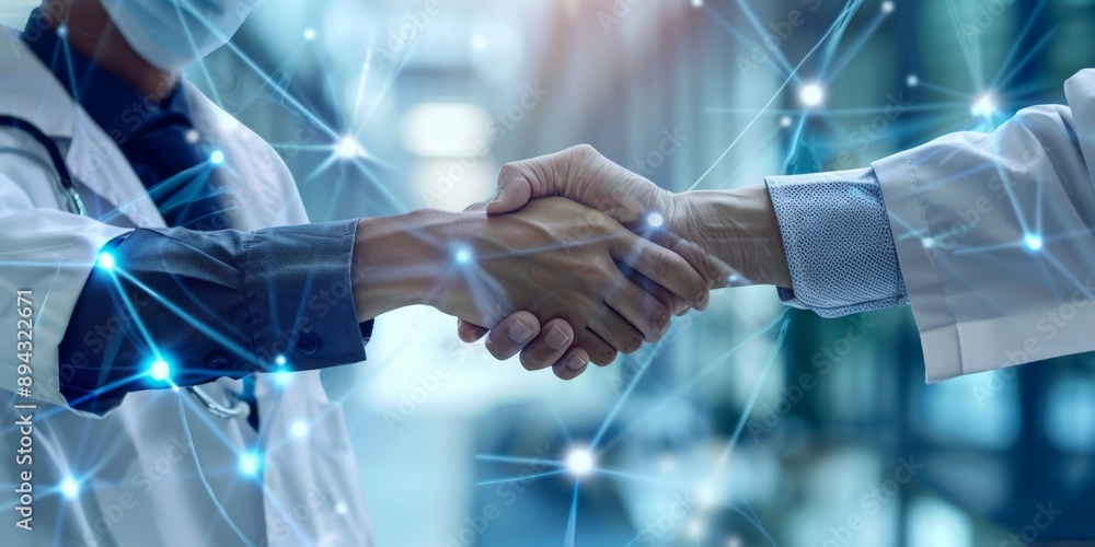 Celebrating Healthcare Heroes: Digital Handshake Between Doctor and ...