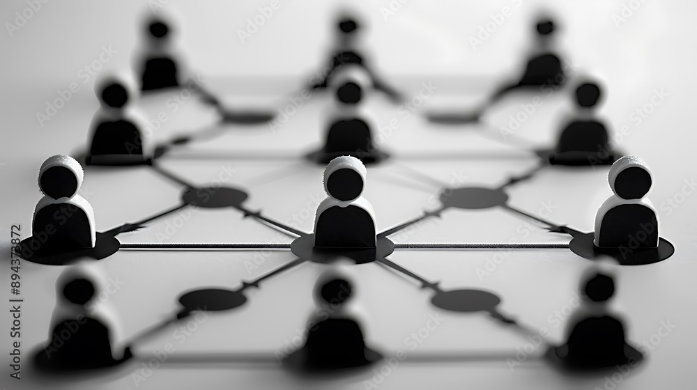 Organizational Chart Illustrating Team Structure and Collaboration ...