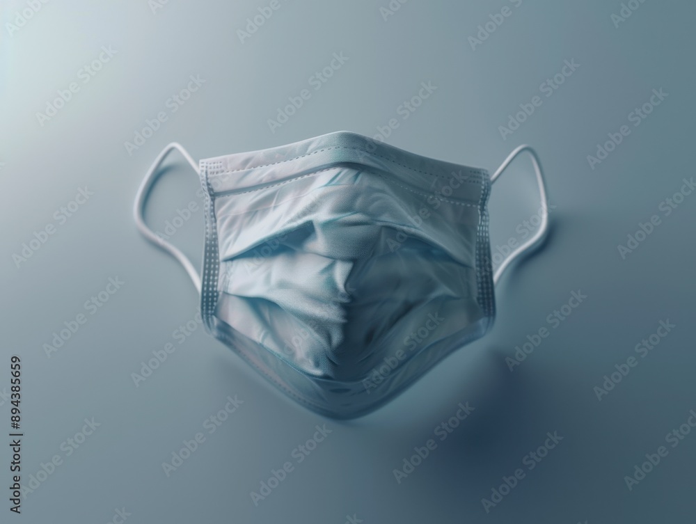 The mask is a medical-grade N95 respirator, designed to protect the ...