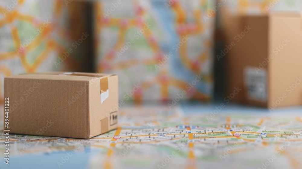 Logistics Manager Planning Efficient Travel Routes, Strategizing ...