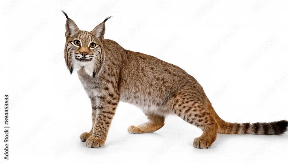 bobcat - Lynx rufus - also known as the red lynx, is one of the four ...