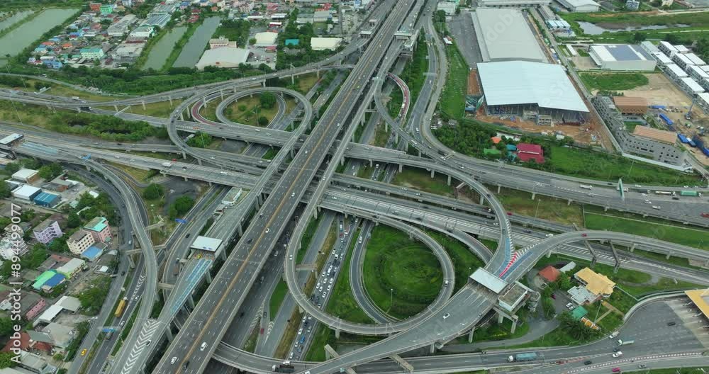 Burapha Withi Expressway, Industrial Ring Road, Bangna Intersection ...