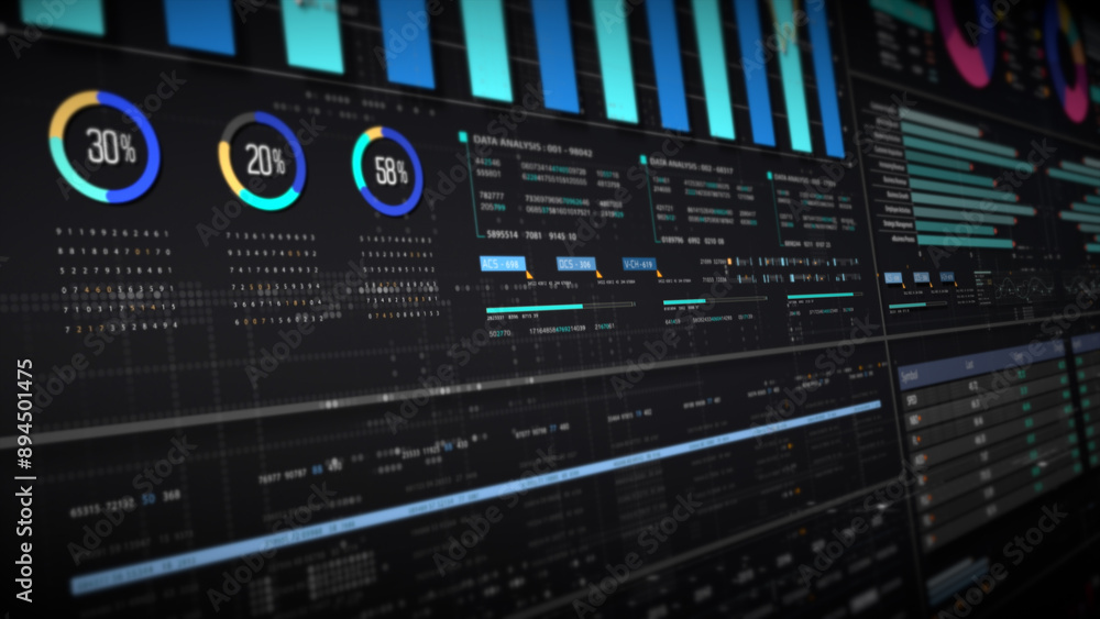 Dynamic data visuals for business info graphics, animated charts, and ...