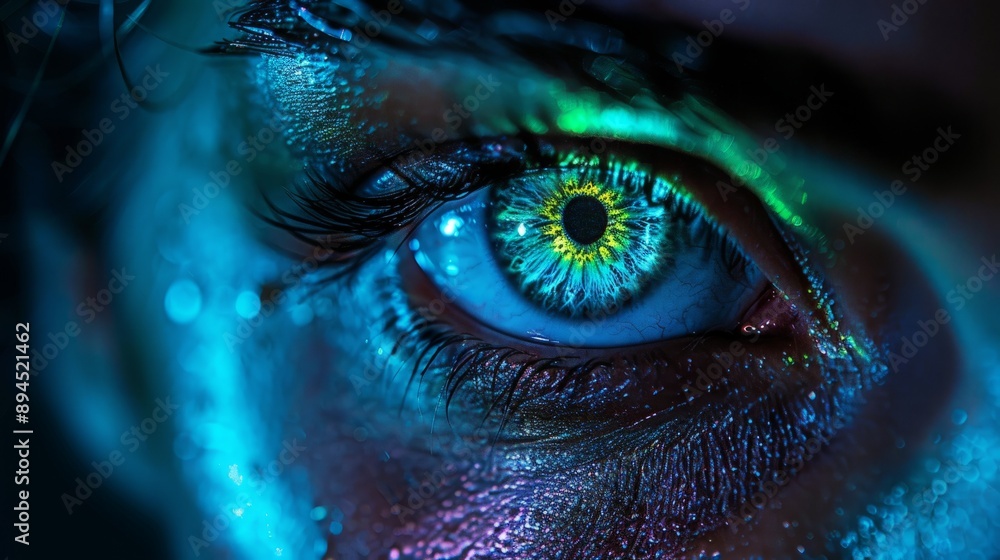 Commercial photo shoot, rich colors, breathe life into the eyes, show a ...