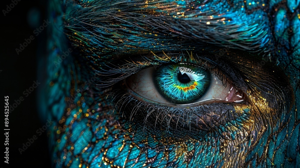 Commercial photo shoot, rich colors, breathe life into the eyes, show a ...