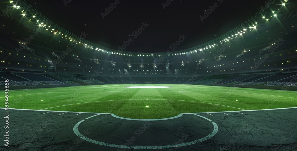 Suitable for soccer news, live TV shows, or sport product commercials ...