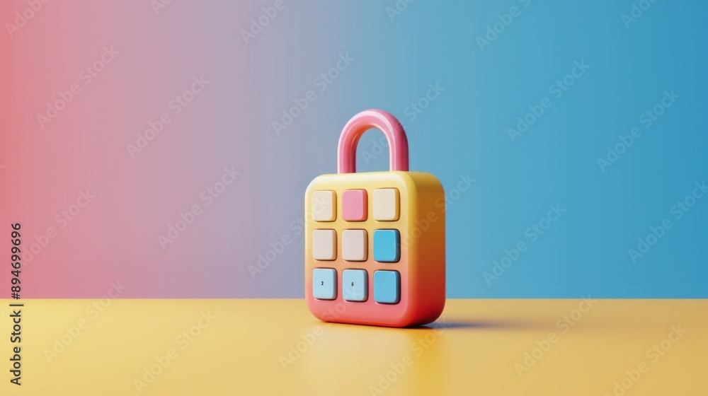 A modern 3D illustration of a calendar icon, representing scheduling ...
