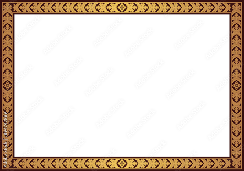 Khmer Frame, Frame Khmer, Khmer Ornament Stock Vector | Adobe Stock