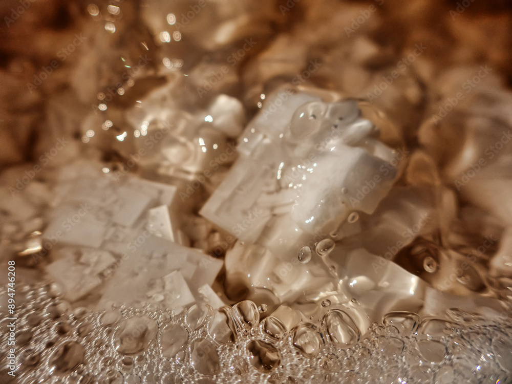 Poster The process of crystallization of native salt – Wall Art | UkPosters