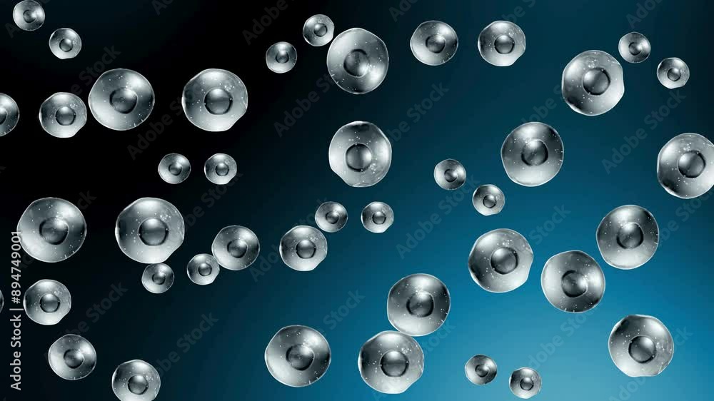 collection of Cell division under the microscope. set of Cell division ...