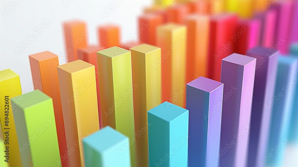 Use bars of varying lengths to represent values. Include labels for ...