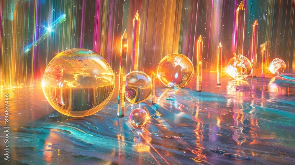 Prismatic Solar System, A solar system where planets are made of prisms ...