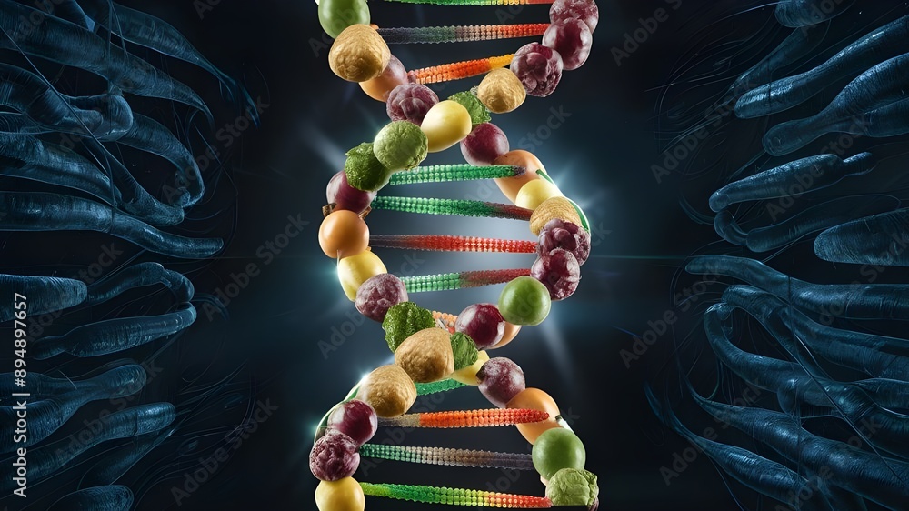 GMO Food and Genetically Modified Crops: Engineered Agriculture Concept ...