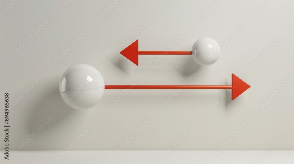 Minimalist supply and demand diagram with arrows showing curve shifts ...
