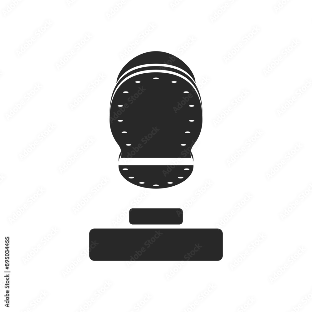 Boot stepping on a landmine military and security themes black and ...