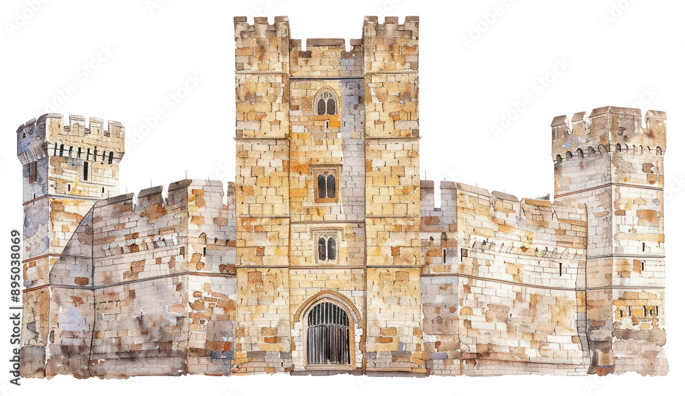 PNG Leeds Castle architecture castle building. Stock Illustration ...