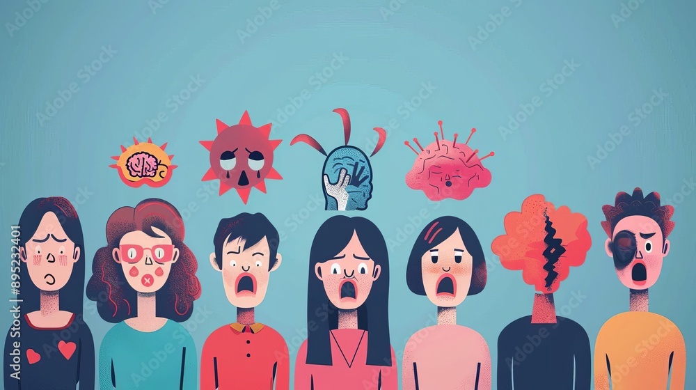 Healthy Doctor Psychological Mood Disorders Visual representation of ... Healthy Doctor Psychological Mood Disorders Visual representation of ...