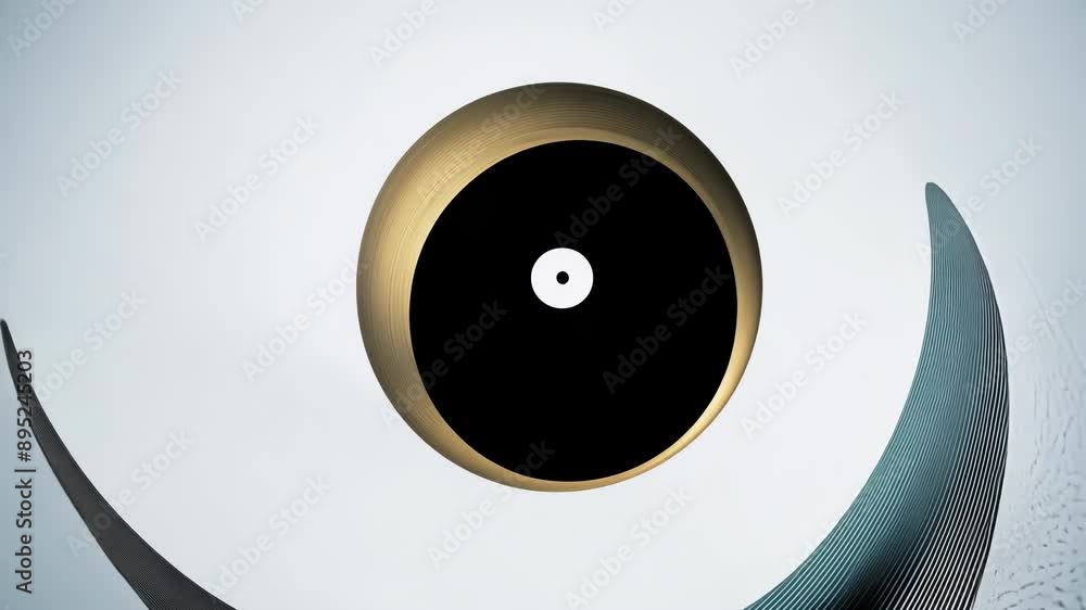 The traditional yin and yang symbol evolves into a spiraling vortex ...