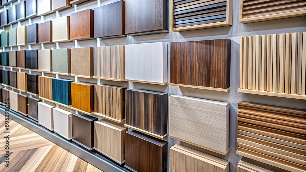 MDF samples in various designs and finishes for furniture facades, MDF ...