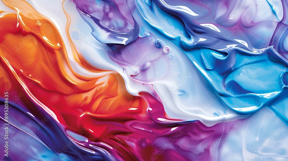 Artistic representation of epoxy resin forming a cohesive barrier ...