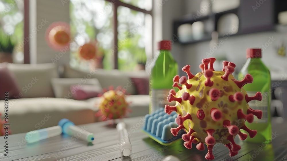 Germ Free Zone Disinfected and Sanitized Area for Virus Prevention and ...