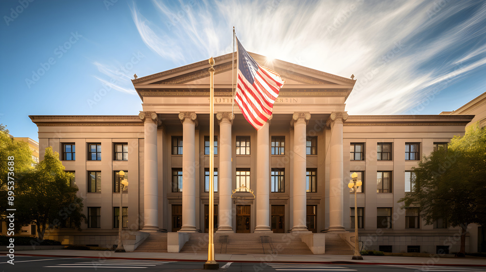 The Majestic Edifice of Justice: A Glimpse Into a Traditional American ...