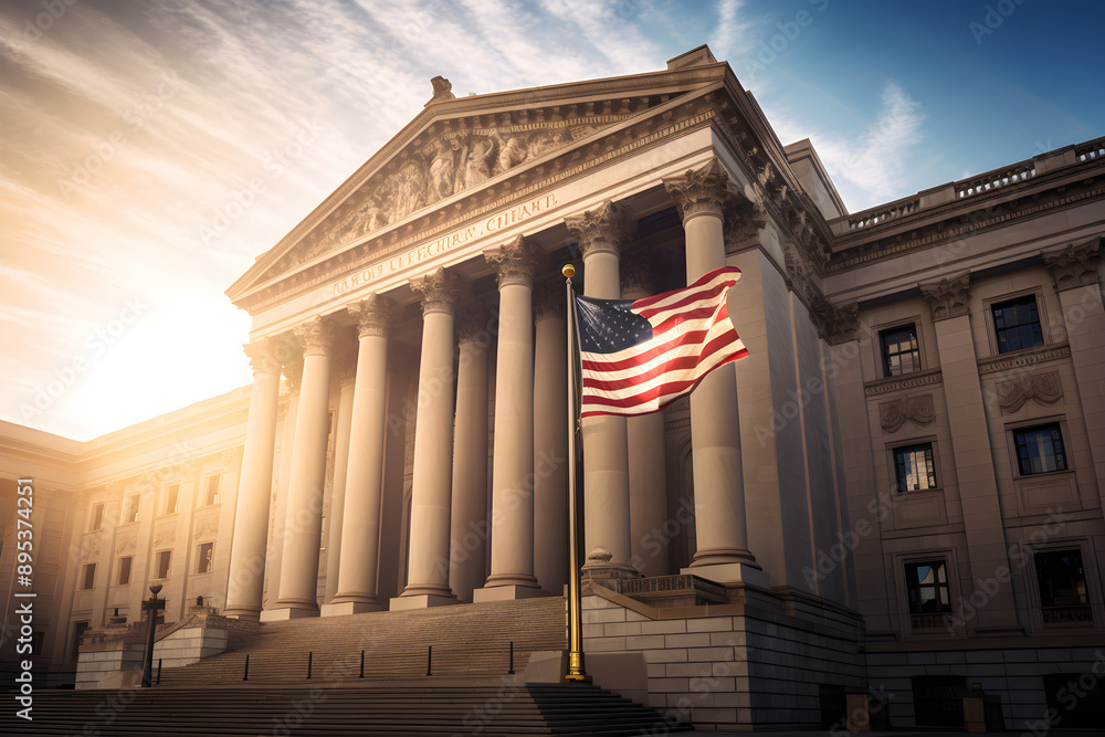 The Majestic Edifice of Justice: A Glimpse Into a Traditional American ...