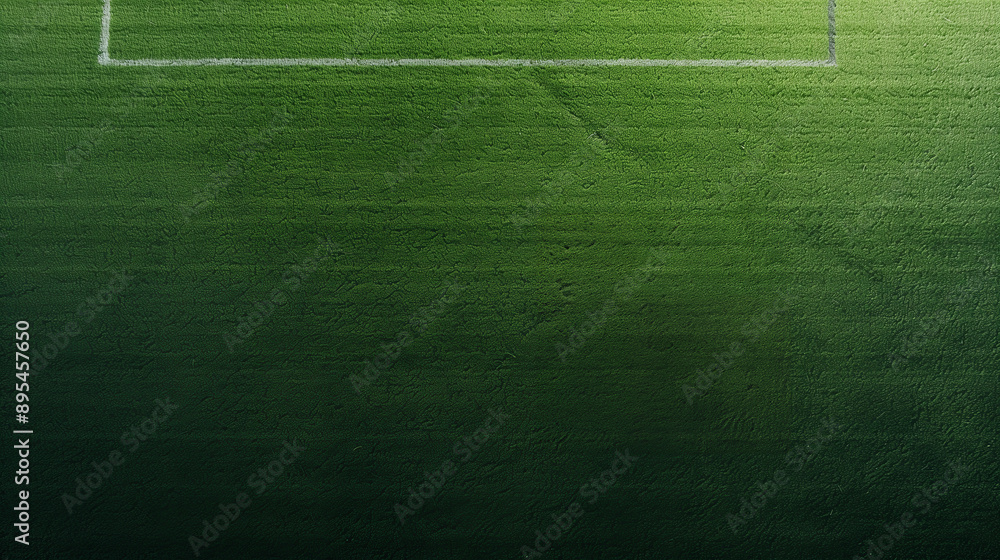 High-Resolution Soccer Field Grass Texture with Marked Goal Area ...