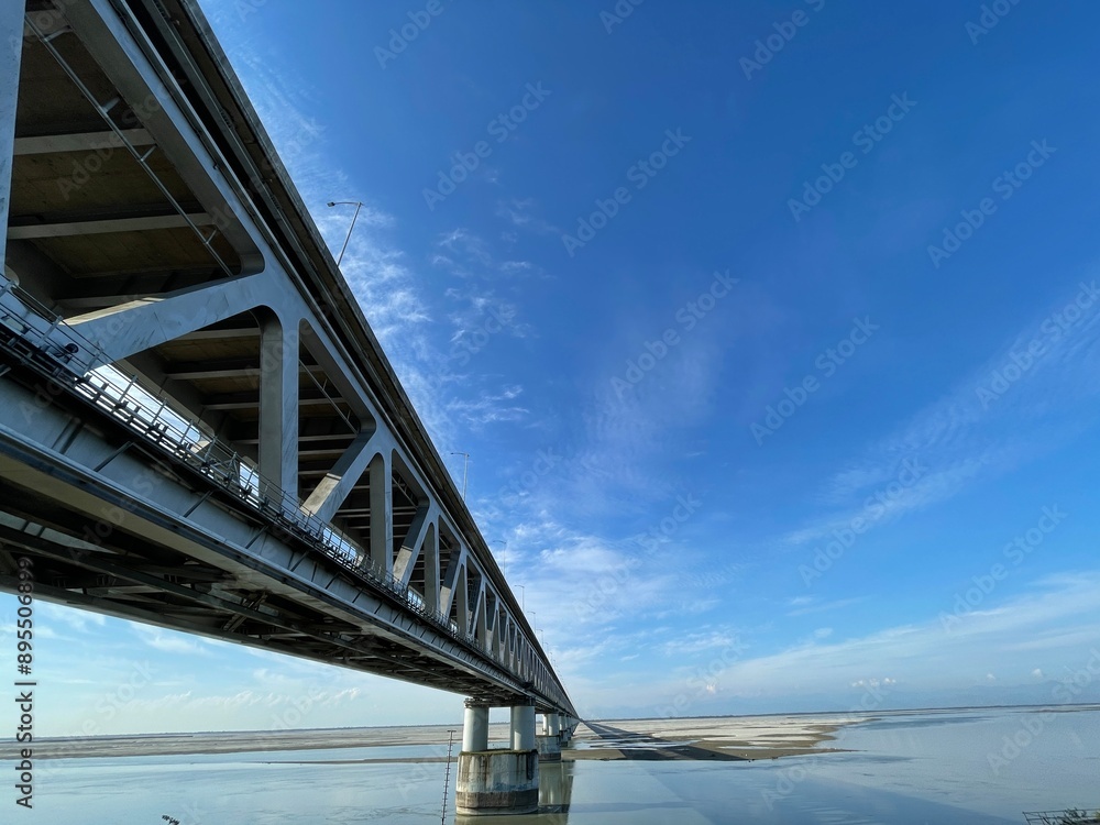 Bogibeel Bridge | Brahmaputra River | Combined road and rail bridge ...