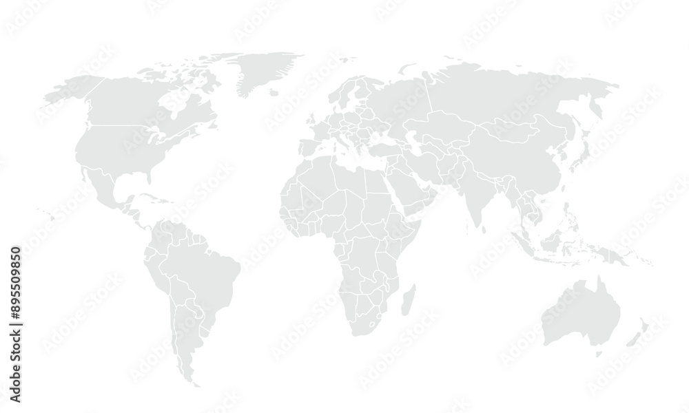 World map Grayscale,isolated on white background for website layouts ...