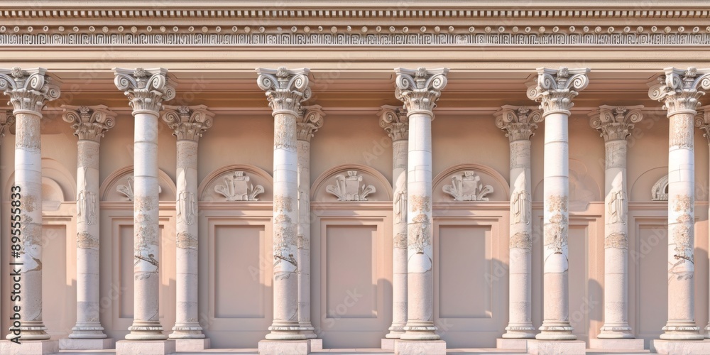 Majestic 3D Greek and Roman Architectural Elements: White Marble ...