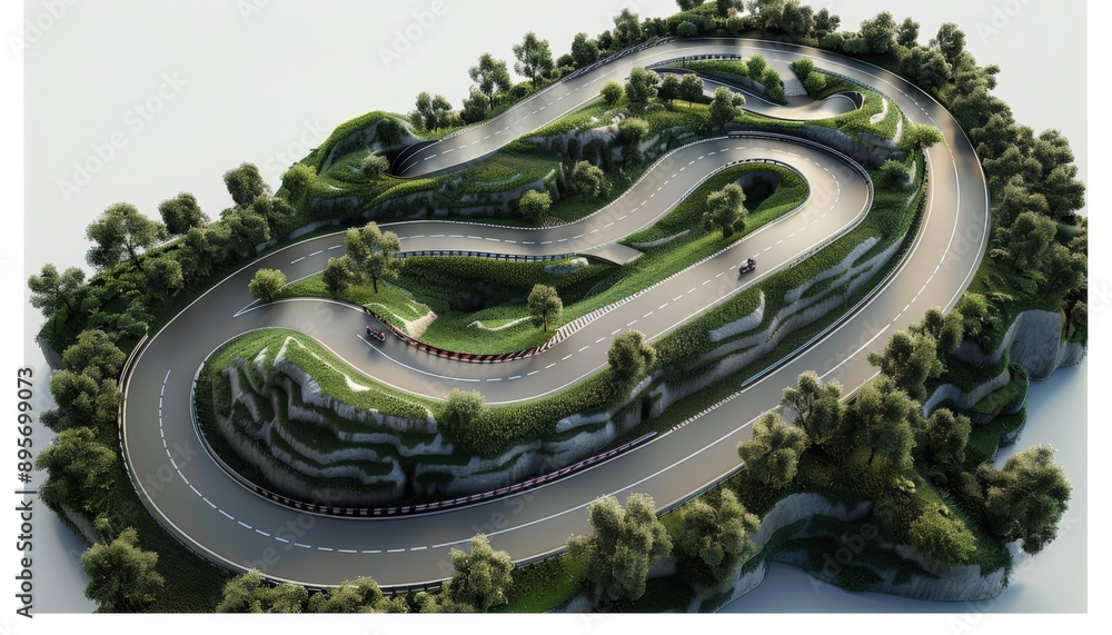 high mountain Motorcycle racing track , Various designs for designing ...