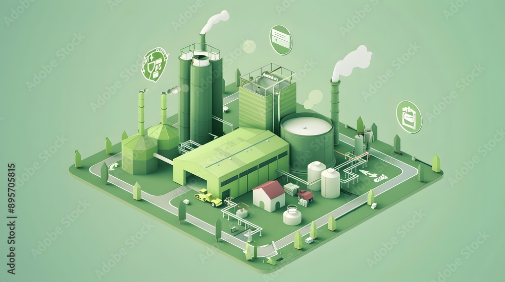 a detailed infographic showing the environmental impacts at each stage ...