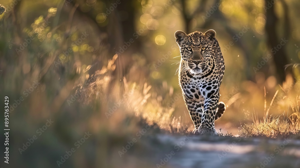 Leopards in various African national parks, including Botswana, Namibia ...