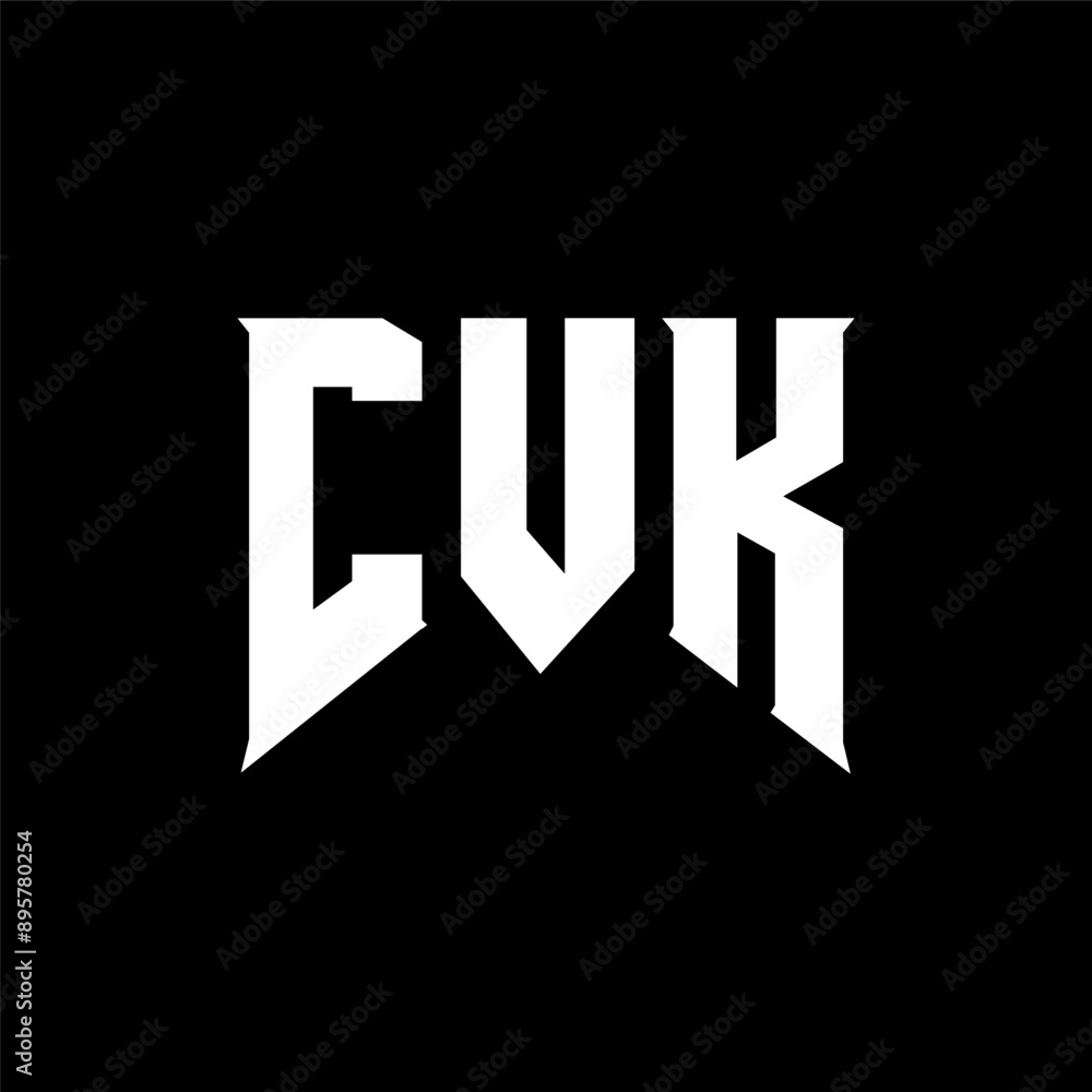 CVK letter logo design for technology company. CVK logo design black ...