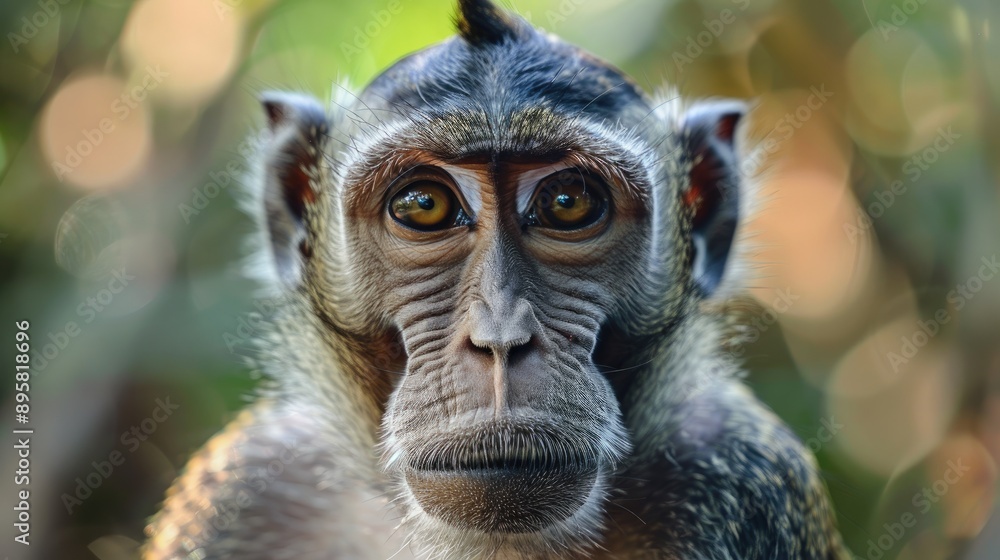 Title Large Brained Monkeys Inquisitive and Intelligent Creatures with ...