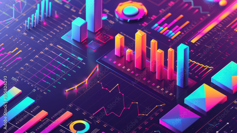 Yearly financial report 2025, showcasing detailed charts of company ...