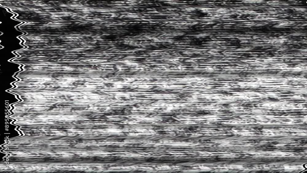 VHS overlay effect old tv noise footage. VHS Glitch. Bad TV signal. CRT ...