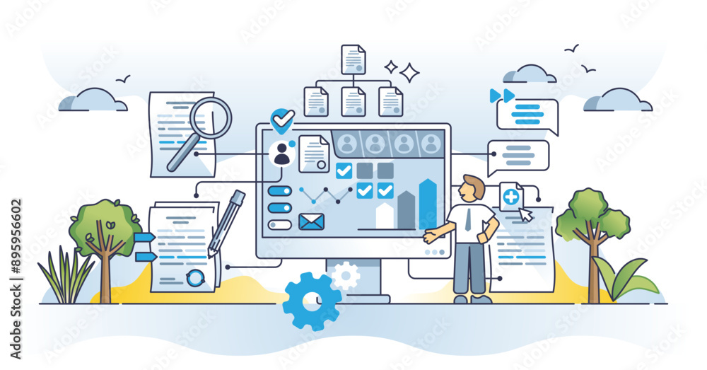 Contract management software with automatic digital deal tool outline ...