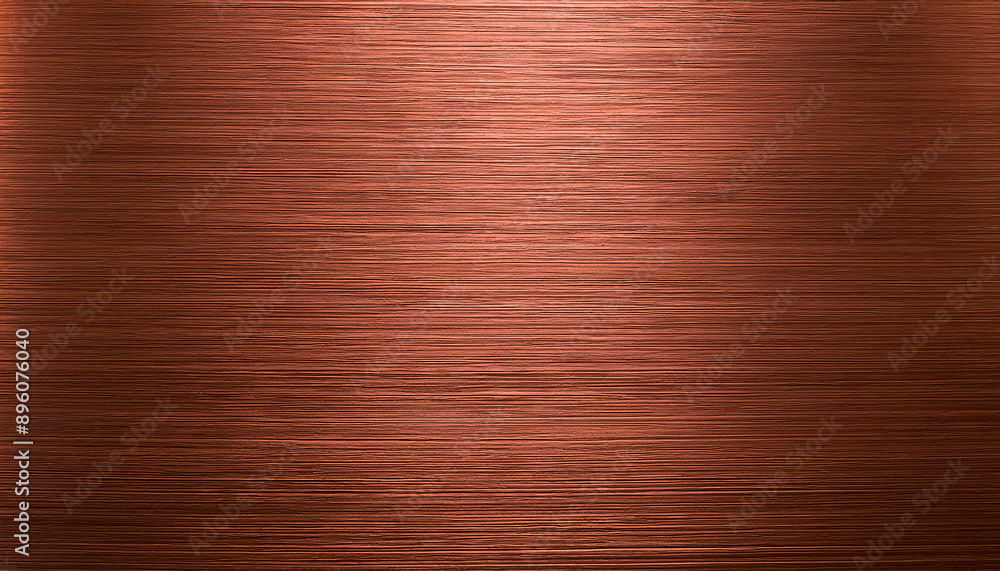 Flat lay surface of brushed copper texture background with space to ...