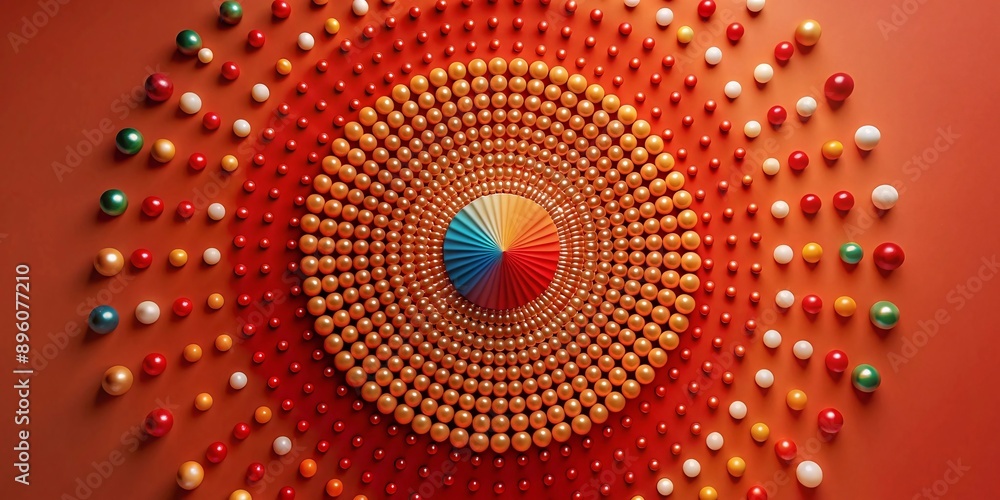 Interconnected Network of Possibilities. A vibrant and colorful ...