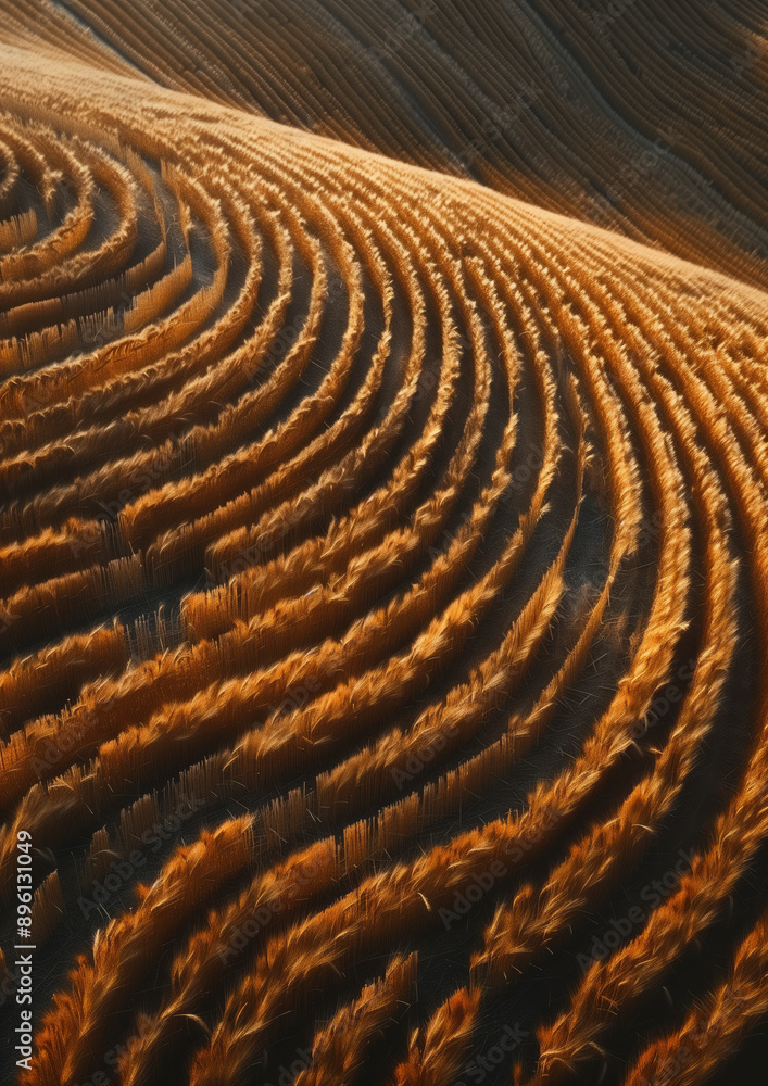 Ilustração do Stock: Ladera de una montaña donde se aprecia el campo ...